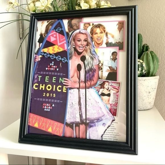 Hand Crafted | Wall Decor | Britney Spears Handmade 8x Celebrity ...
